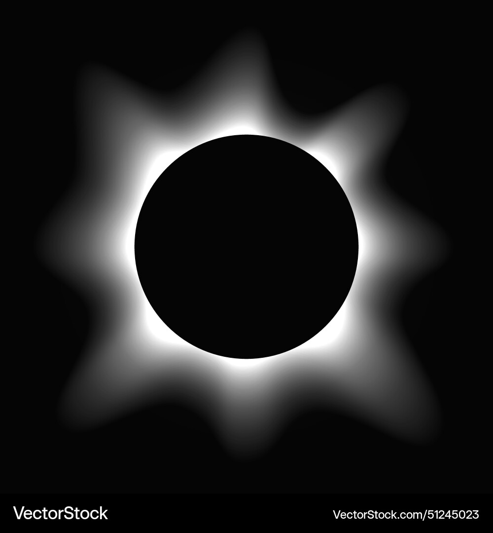 Circle illuminate light frame Royalty Free Vector Image