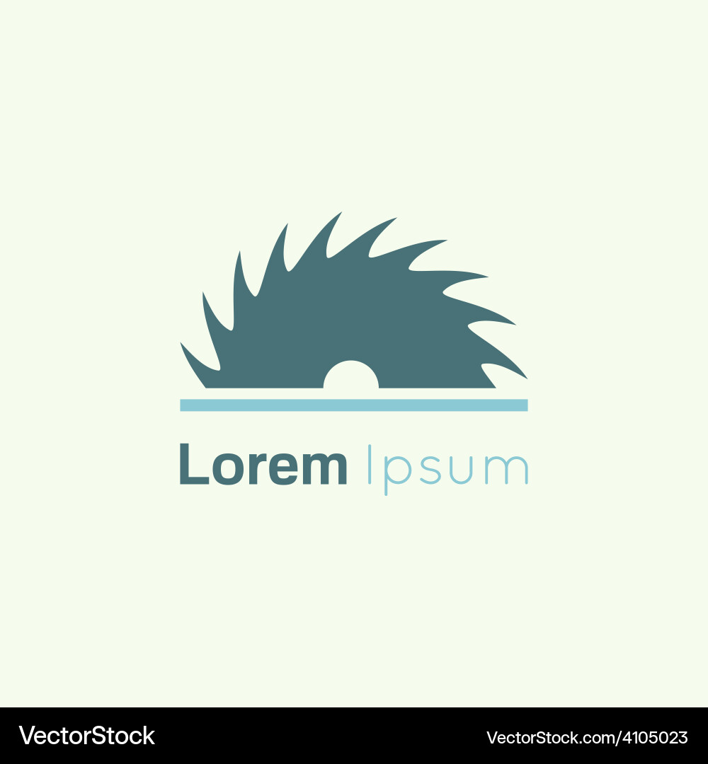 Cutting circle blade Royalty Free Vector Image