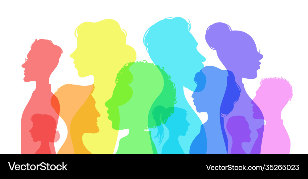 Diverse Group of People Royalty Free Vector Image