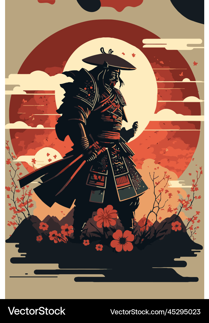 Japanese Art Samurai Warrior Samurai Warrior Wall Art & Décor