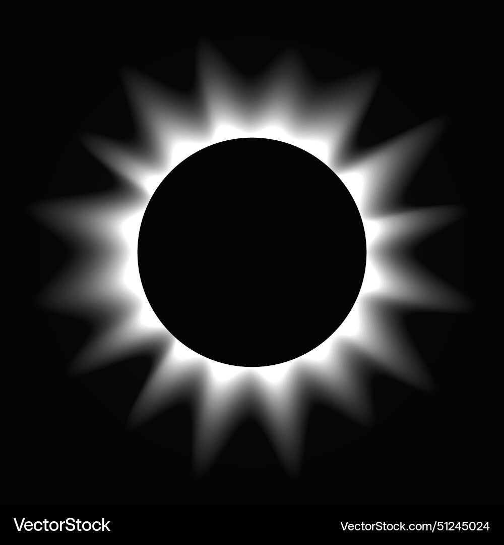 Circle illuminate light frame Royalty Free Vector Image