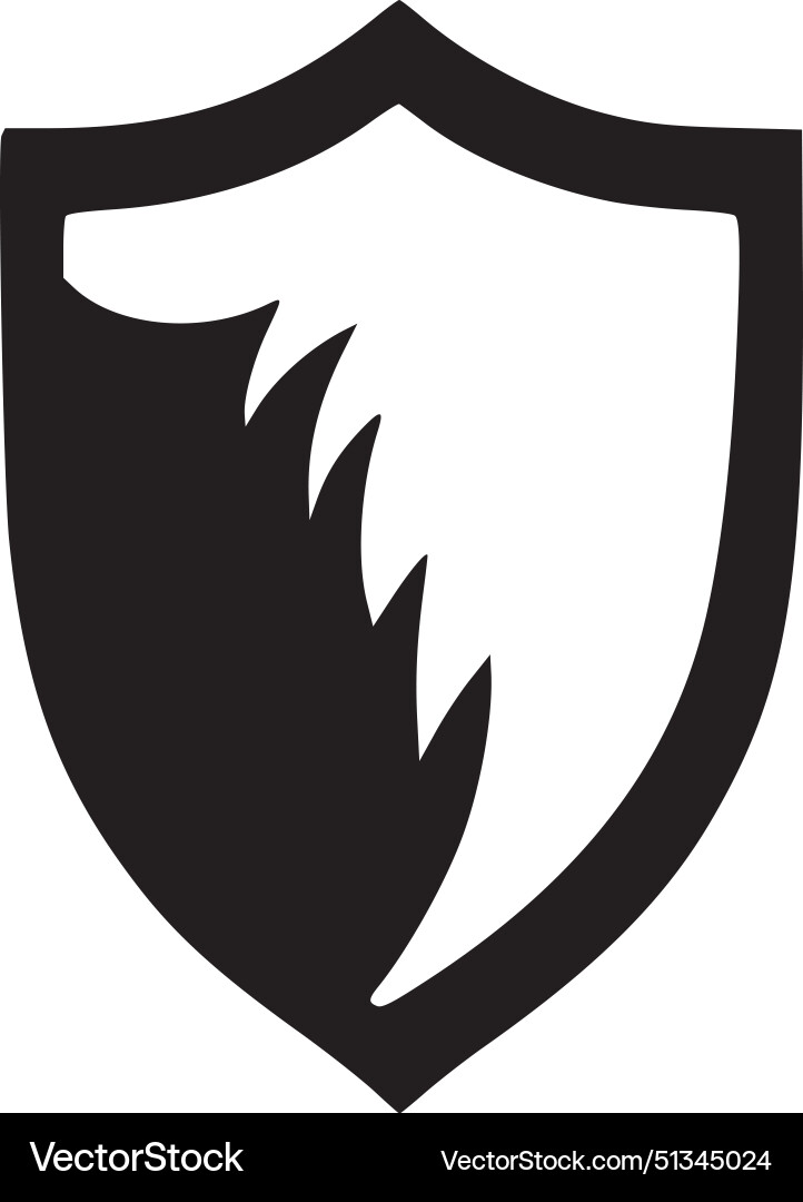 Shield - high quality logo ideal for t-shirt Vector Image