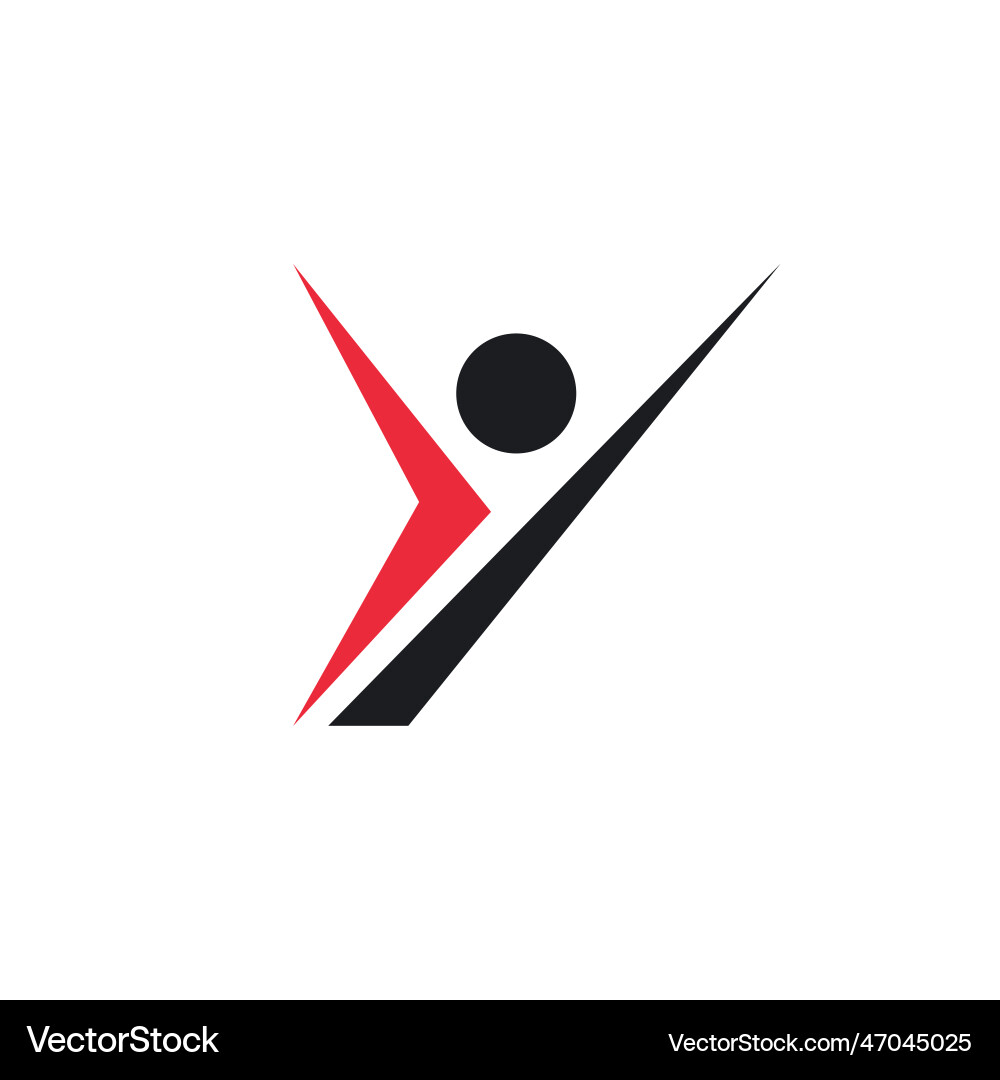 Abstract y letter icon concept design template Vector Image