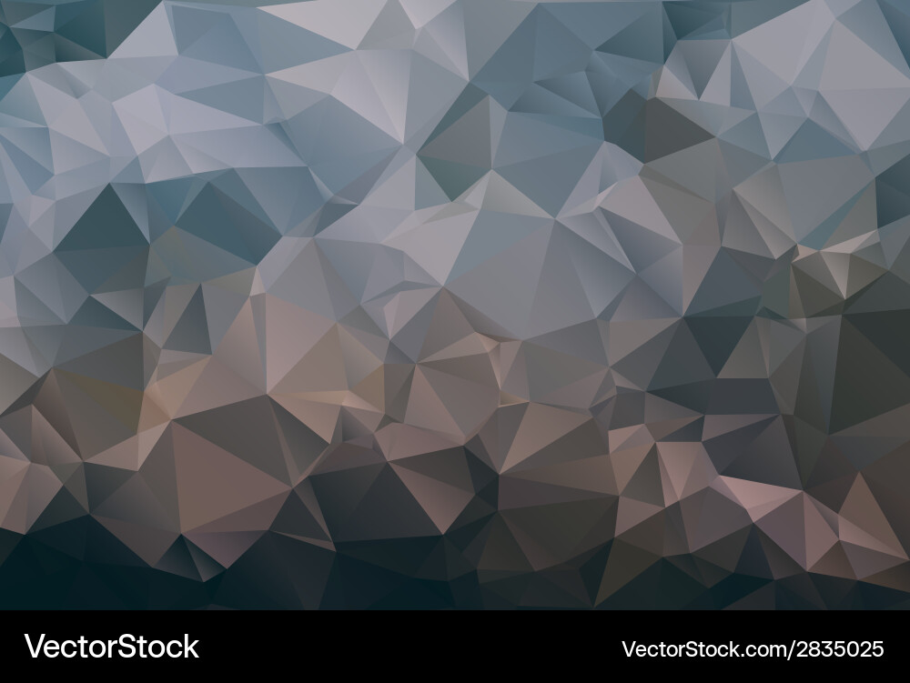 Dark Geometric Polygon Background Royalty Free Vector Image