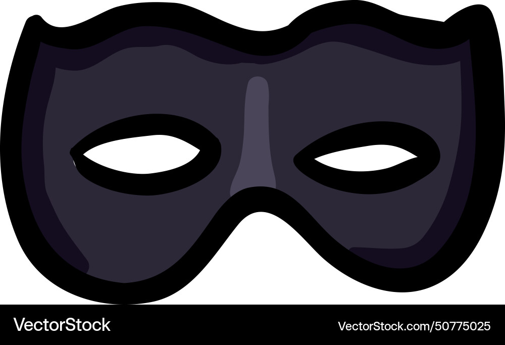 Mask - hand drawn doodle icon Royalty Free Vector Image