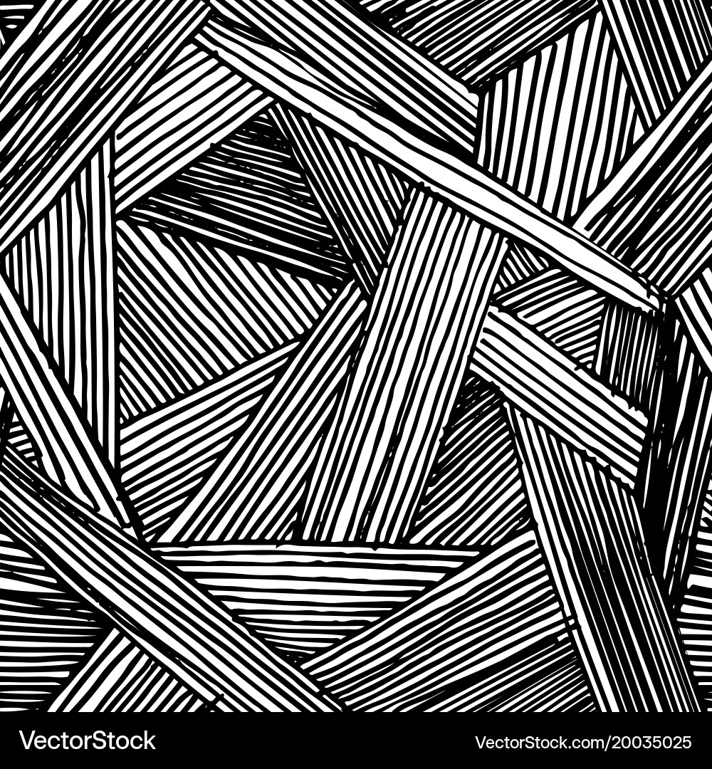 Pattern of rough hatching grunge texture Vector Image