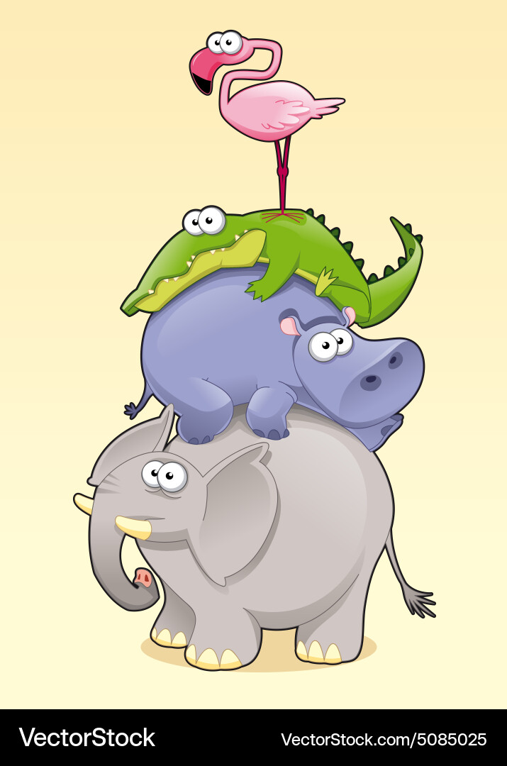 Pyramid animal Royalty Free Vector Image - VectorStock