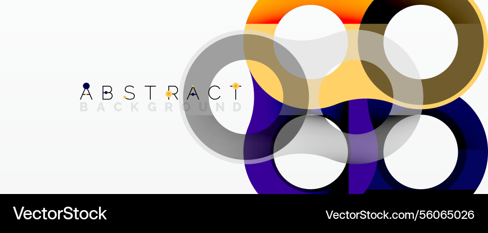 Abstract geometric pattern with interlocking Vector Image