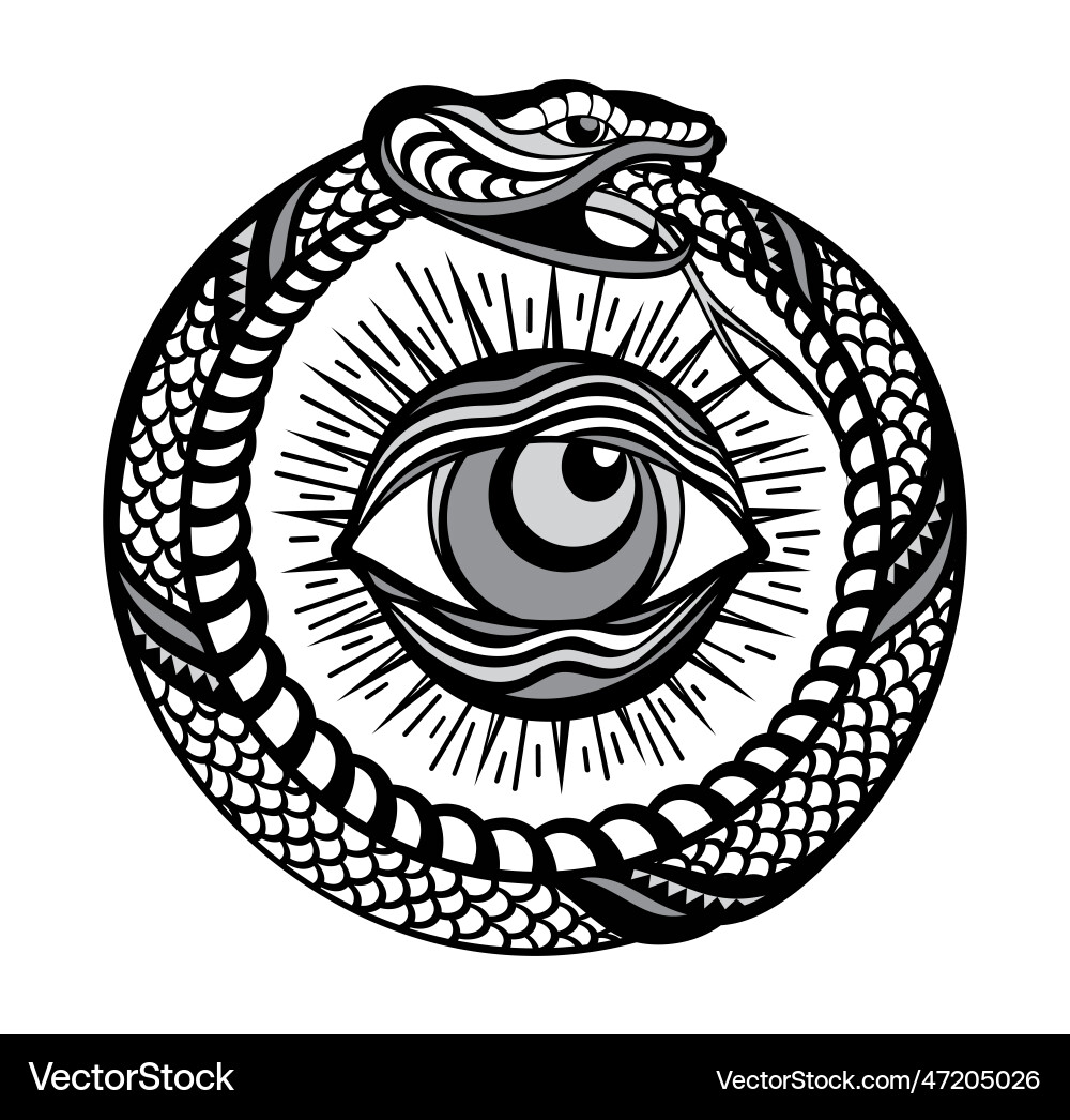 All seeing eye Royalty Free Vector Image - VectorStock