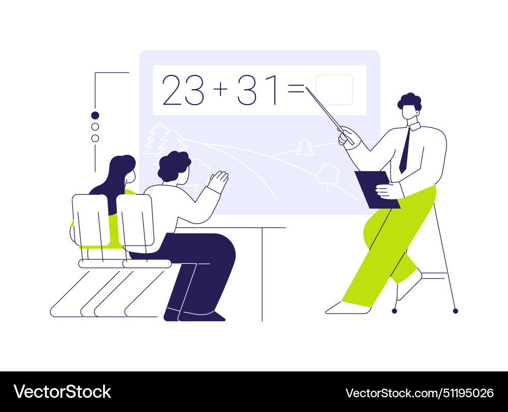 Digital display abstract concept Royalty Free Vector Image