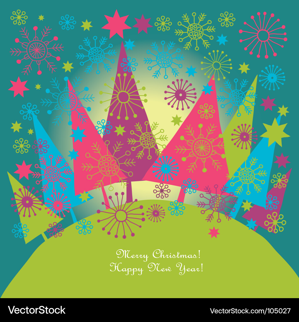 Christmas card background Royalty Free Vector Image