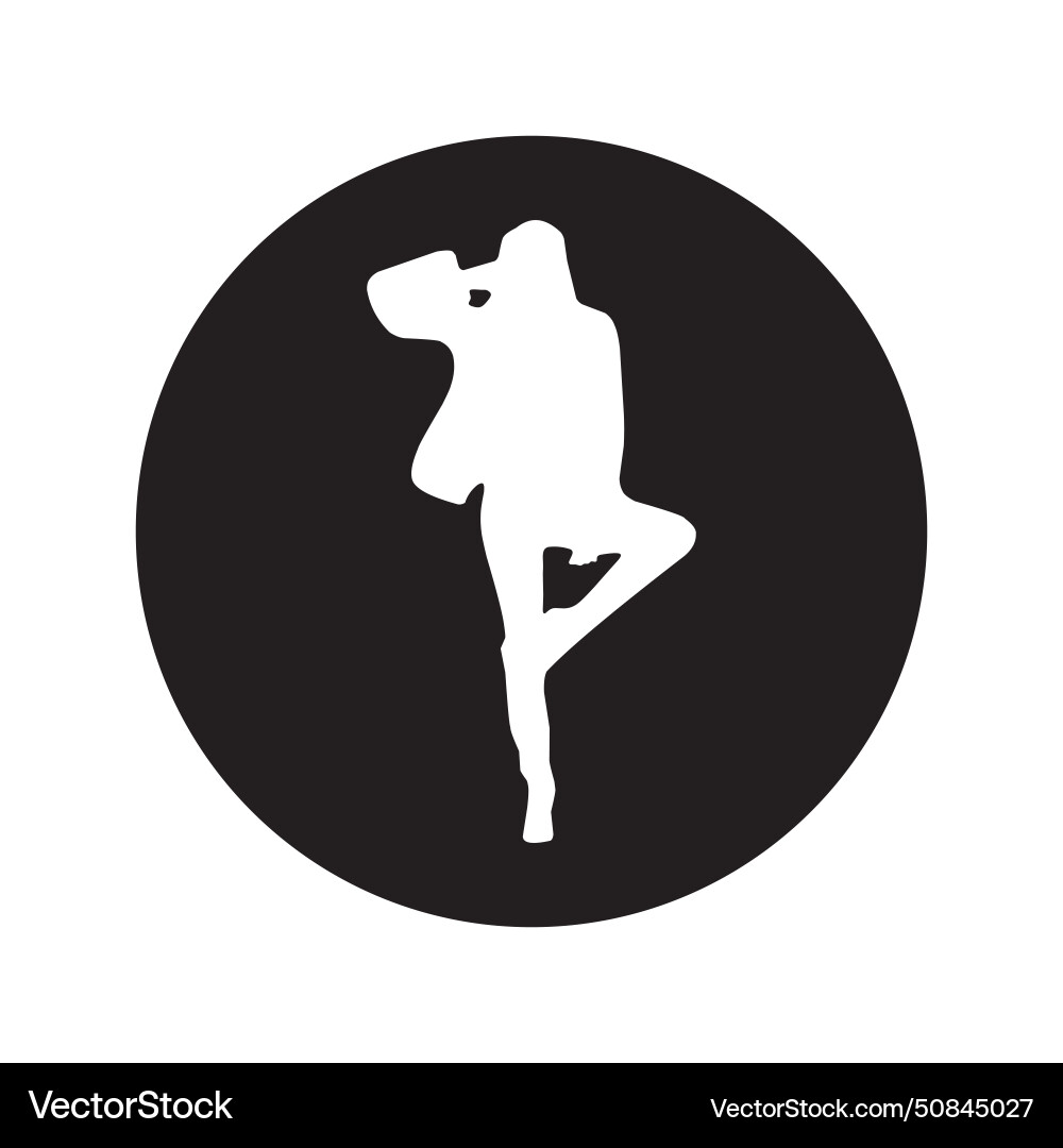 Model girl template icon Royalty Free Vector Image