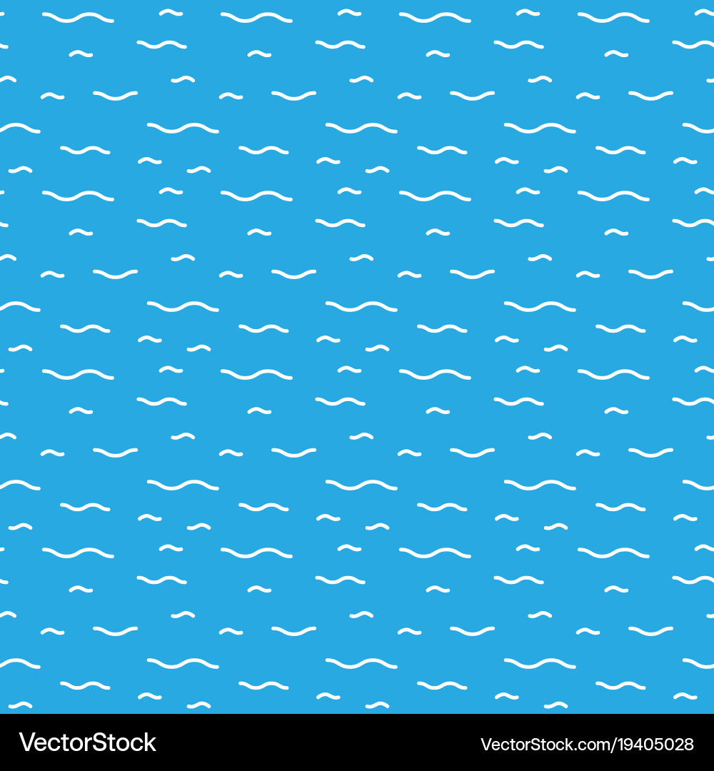 Cartoon Water Surface Patterns Royalty Free Vector Image