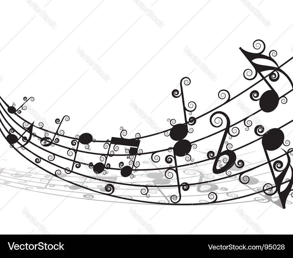 Notes staff Royalty Free Vector Image - VectorStock