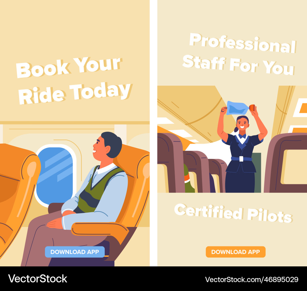 Book your ride today cheap and easy flights Vector Image