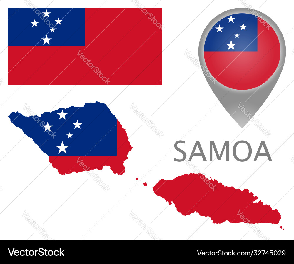 Samoa Royalty Free Vector Image - VectorStock