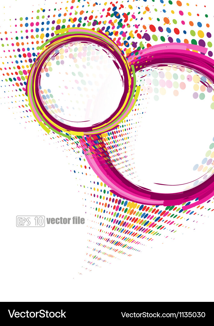 Dynamic Colorful Swirls Royalty Free Vector Image