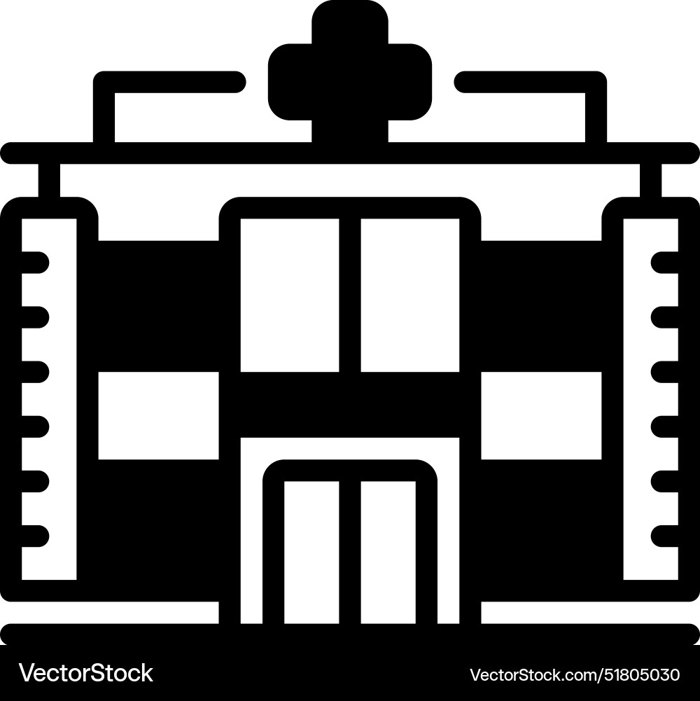 Hospital Royalty Free Vector Image - VectorStock