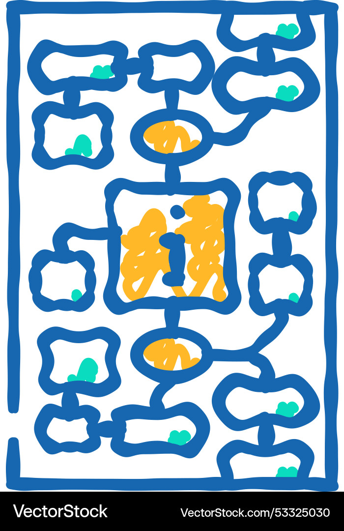 Information mapping technical writer icon doodle Vector Image Information mapping technical writer icon doodle Vector Image