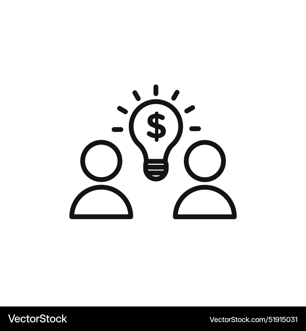 Business idea icon set collection for web Vector Image