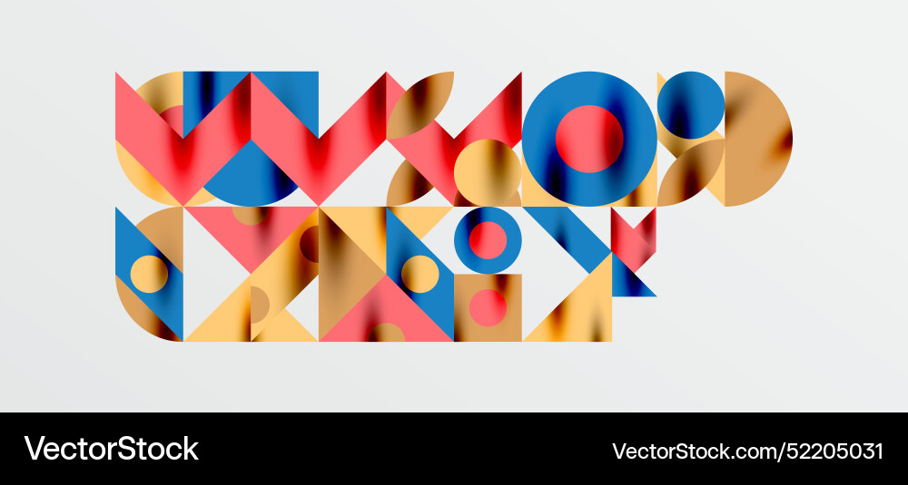 Geometric neo patterns abstract background Vector Image