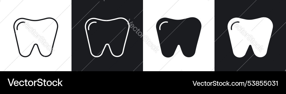 Tooth icon Royalty Free Vector Image - VectorStock