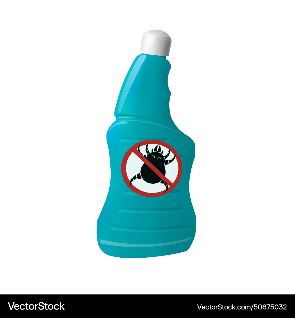 Dust mites and parasites insecticide Royalty Free Vector