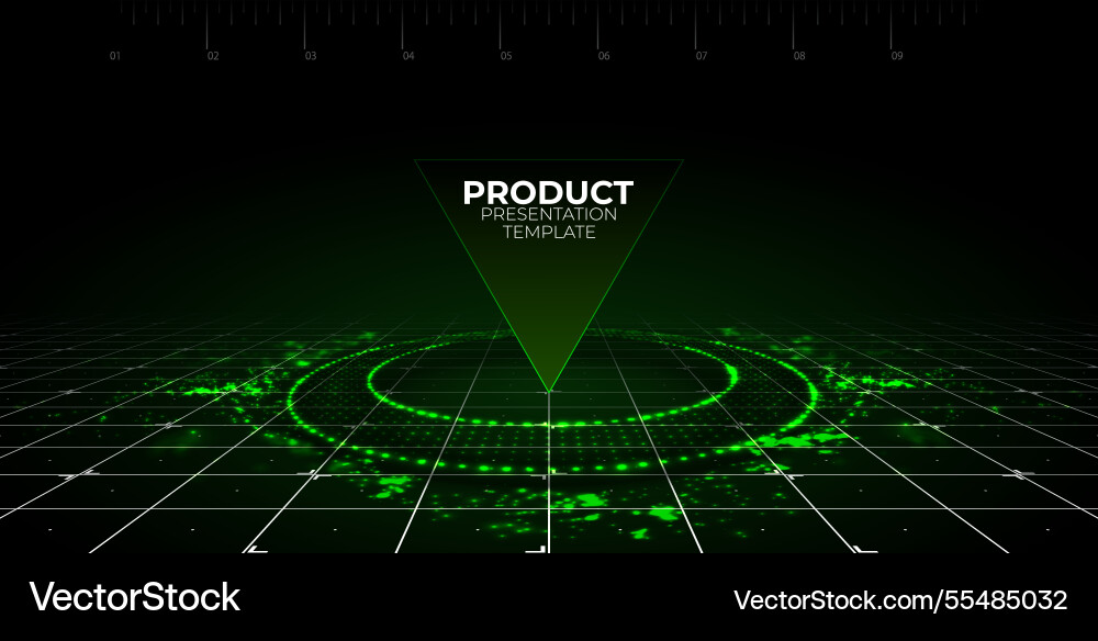 Gaming background for product presentation Vector Image