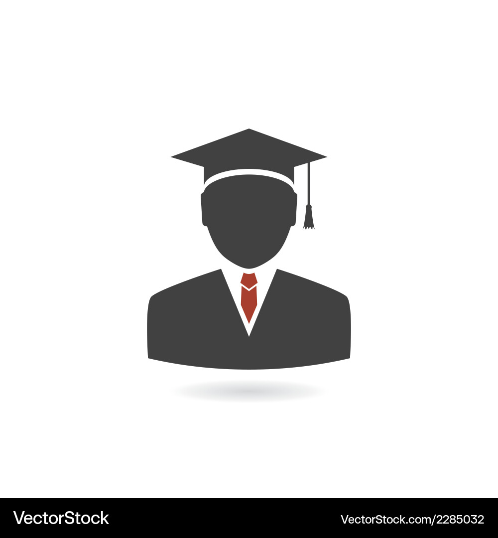 Graduated Royalty Free Vector Image - VectorStock