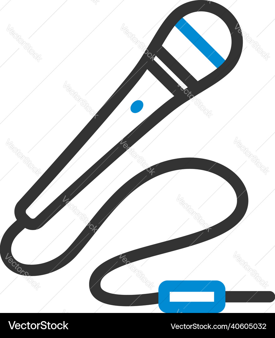 Karaoke microphone icon Royalty Free Vector Image