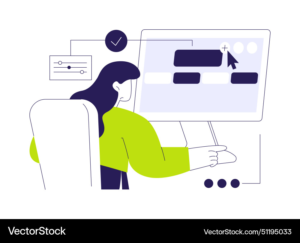 Join class abstract concept Royalty Free Vector Image