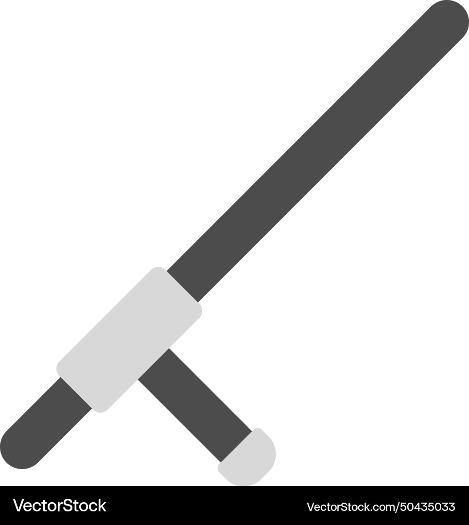 Tonfa icon image Royalty Free Vector Image - VectorStock