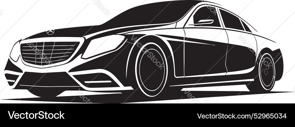 Modern racing lines car logo emblem dynamic Vector Image