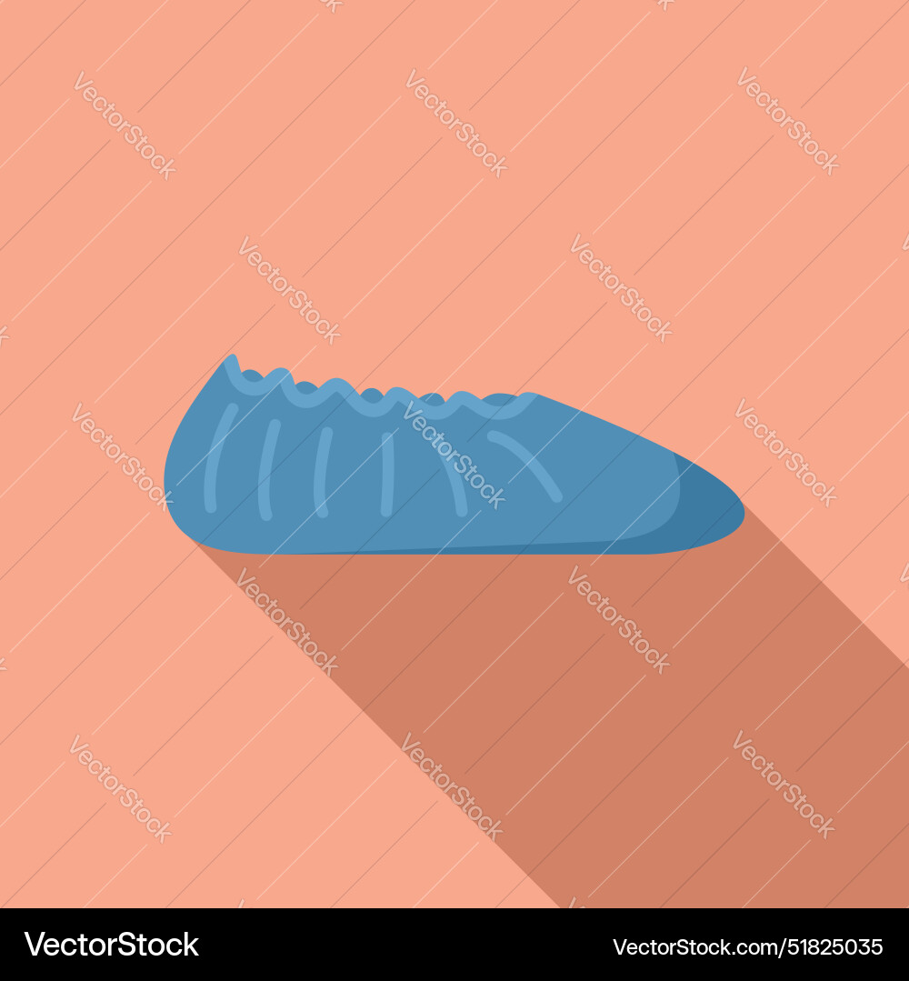 Blue shoe covers protecting from contamination Vector Image