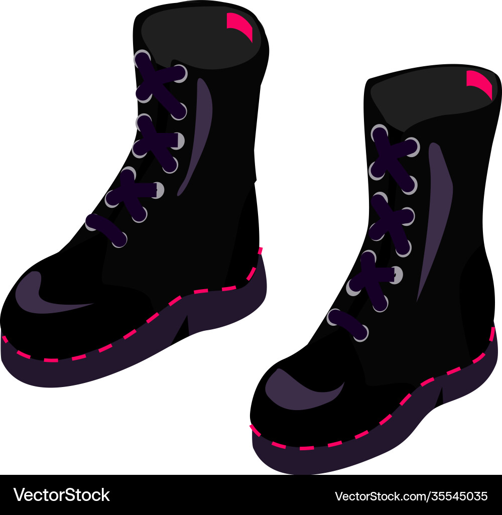 Boots shopping Royalty Free Vector Image - VectorStock