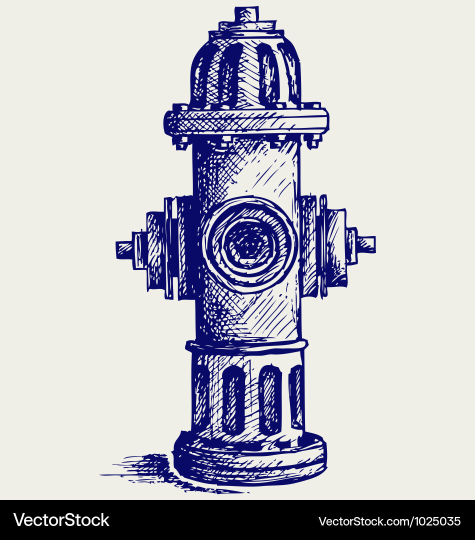 Fire hydrant Royalty Free Vector Image - VectorStock