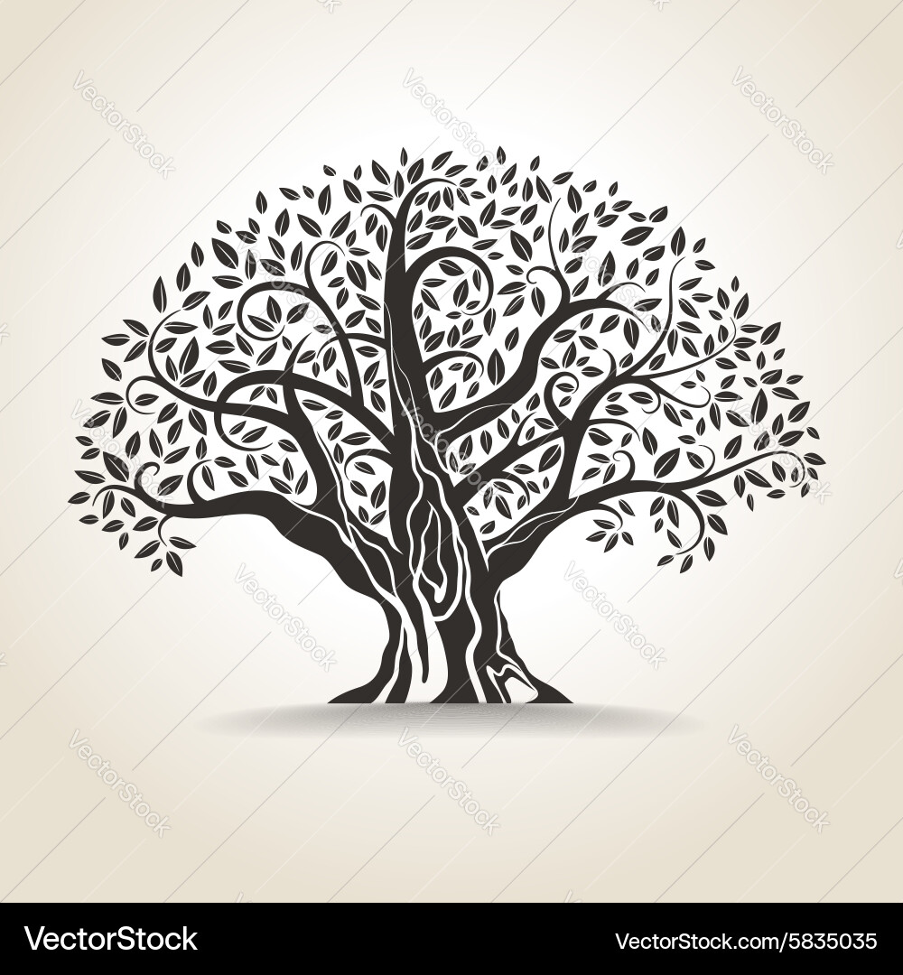 Old tree Royalty Free Vector Image - VectorStock