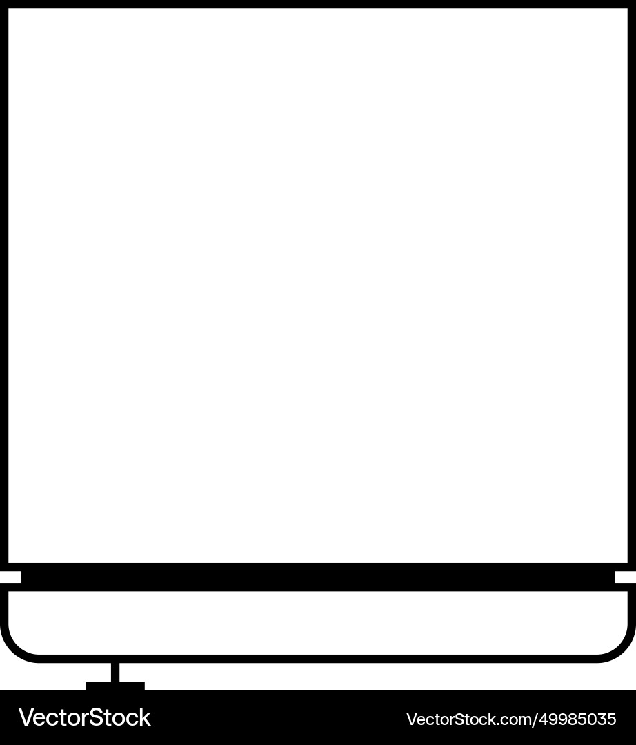 Refrigerator top view design Royalty Free Vector Image