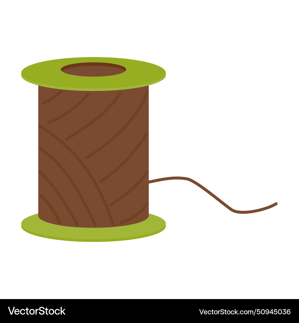 A spool of thread for gardening Royalty Free Vector Image