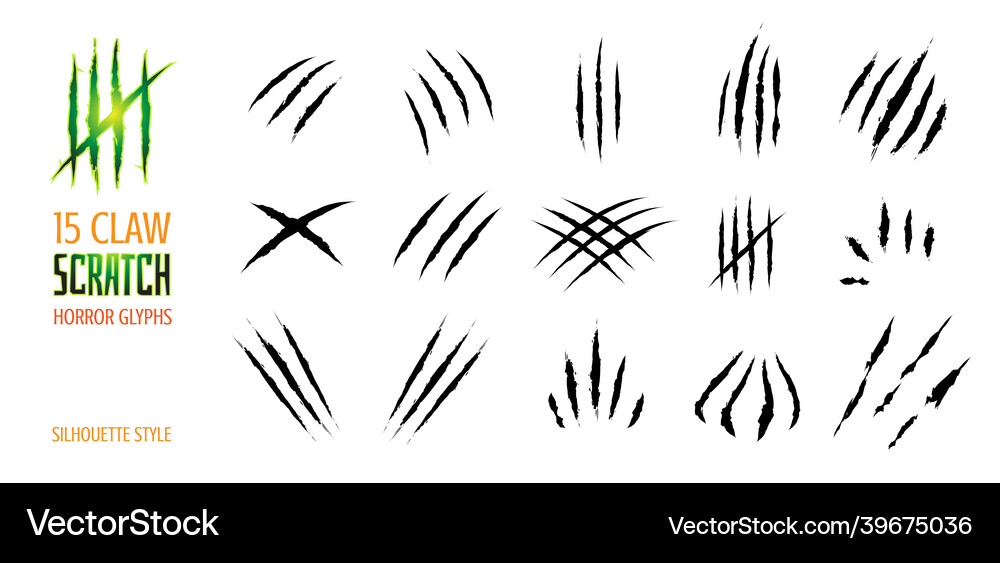 Claw scratch Royalty Free Vector Image - VectorStock