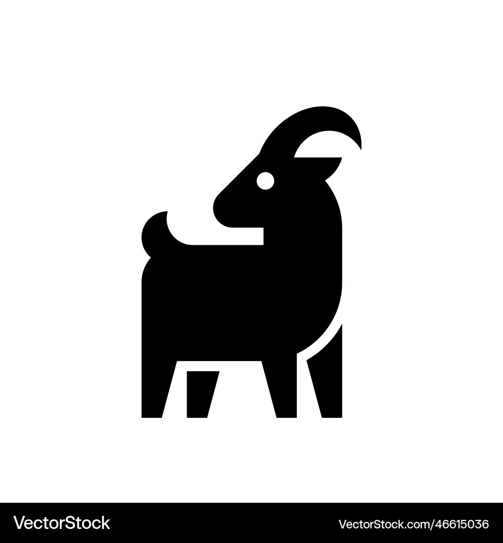 Goat logo Royalty Free Vector Image - VectorStock