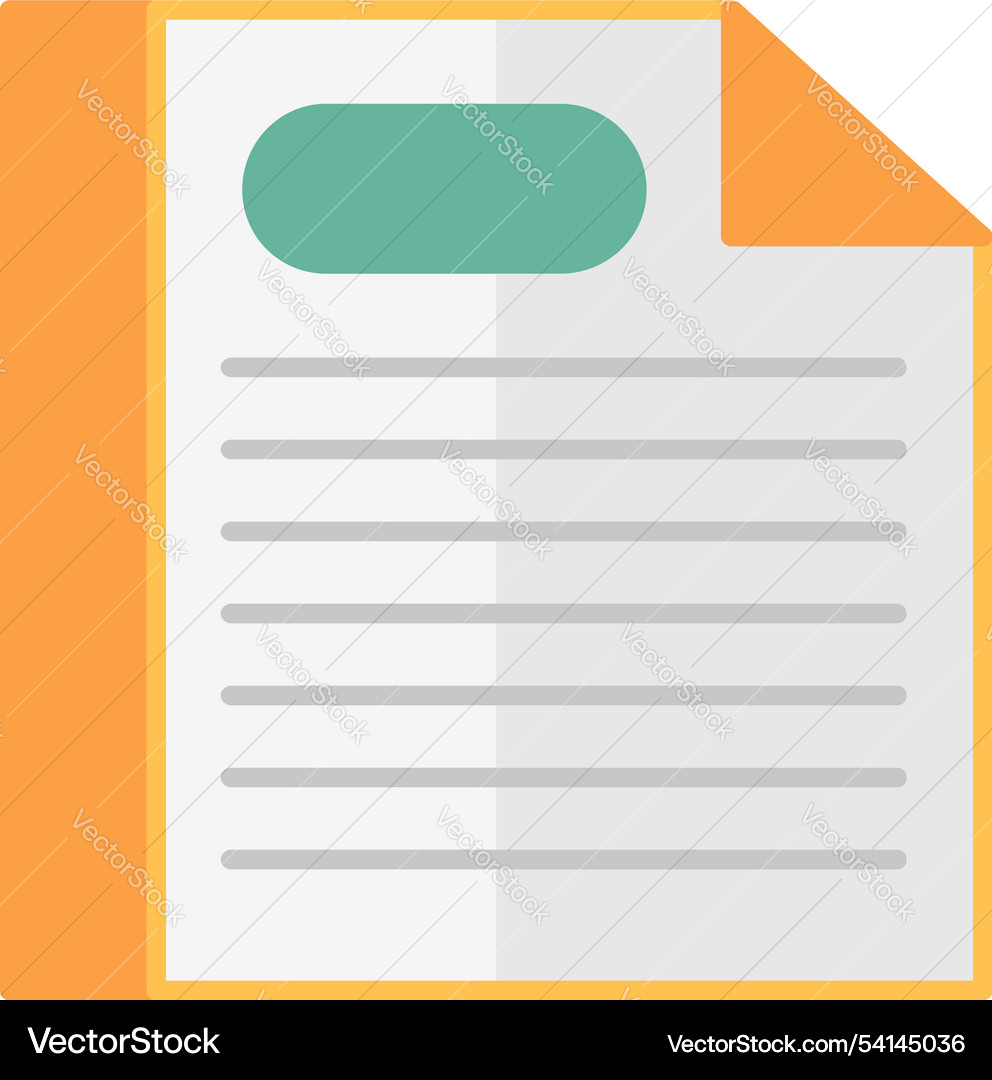 Paper shredder flat icon design Royalty Free Vector Image