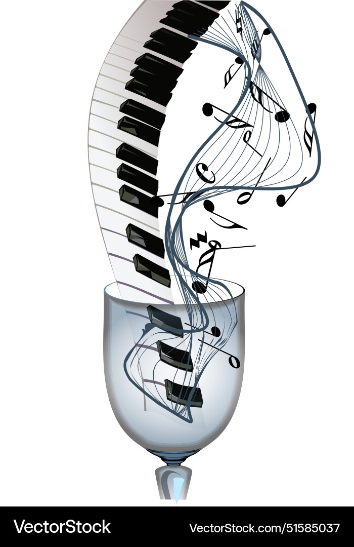 Abstract music background Royalty Free Vector Image