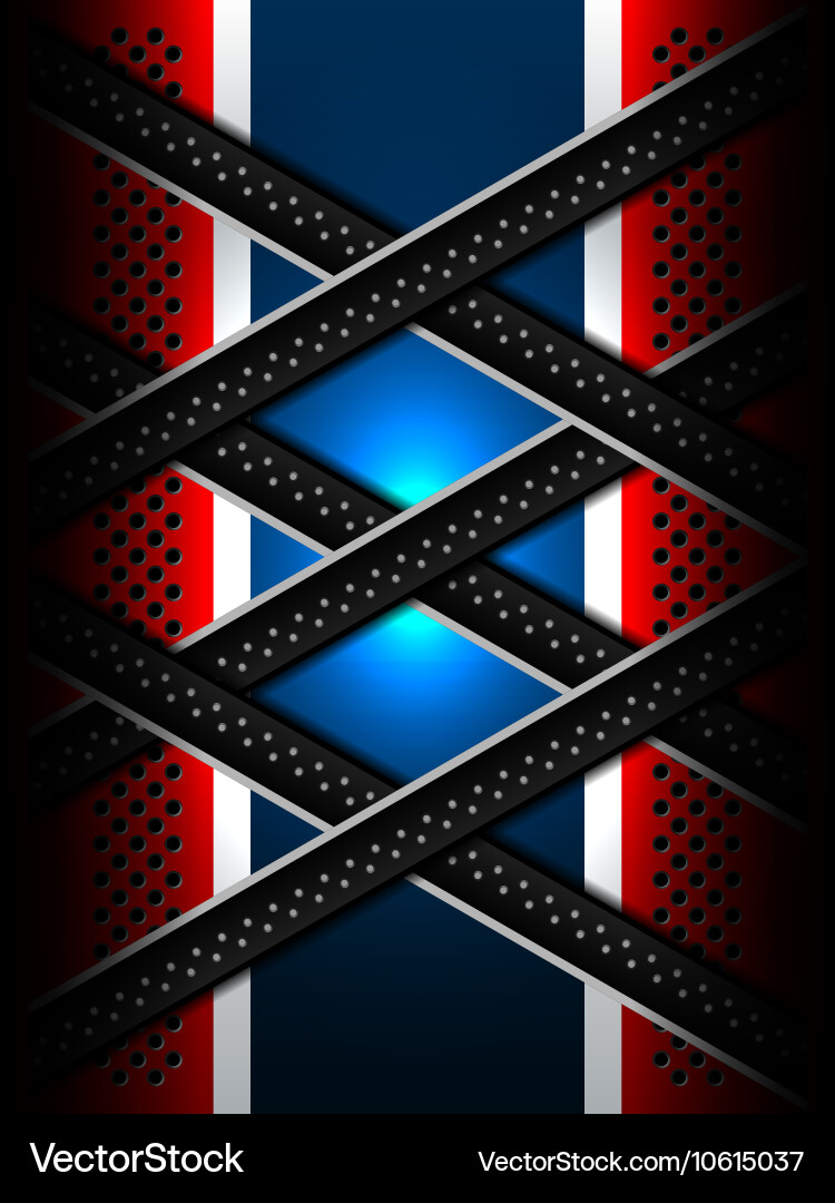 Red blue metal lines backgrounds Royalty Free Vector Image