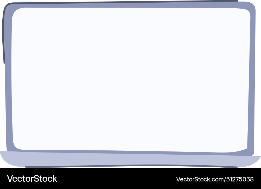 Classroom interactive smartboard cartoon Vector Image