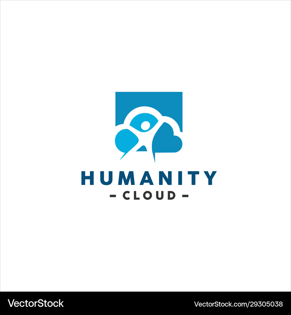 Humanity logo design inspiration and idea Vector Image