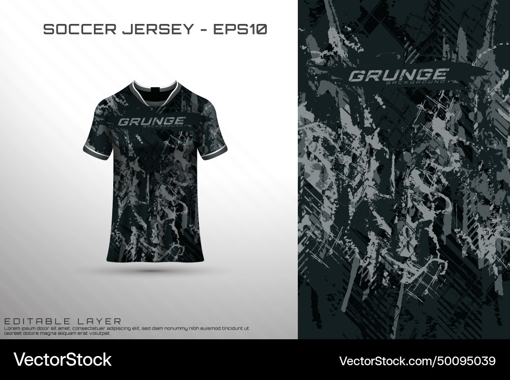 Sports jersey design Royalty Free Vector Image