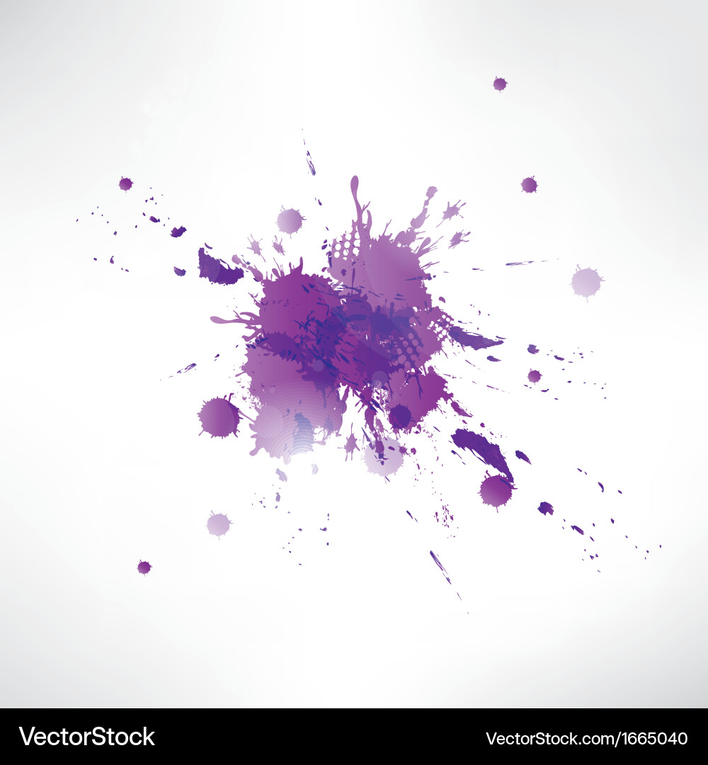 Abstract Paint Splatter Royalty Free Vector Image