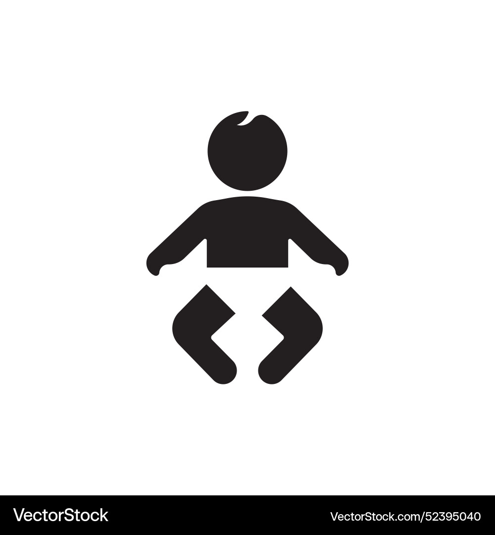 Baby diaper icon Royalty Free Vector Image - VectorStock