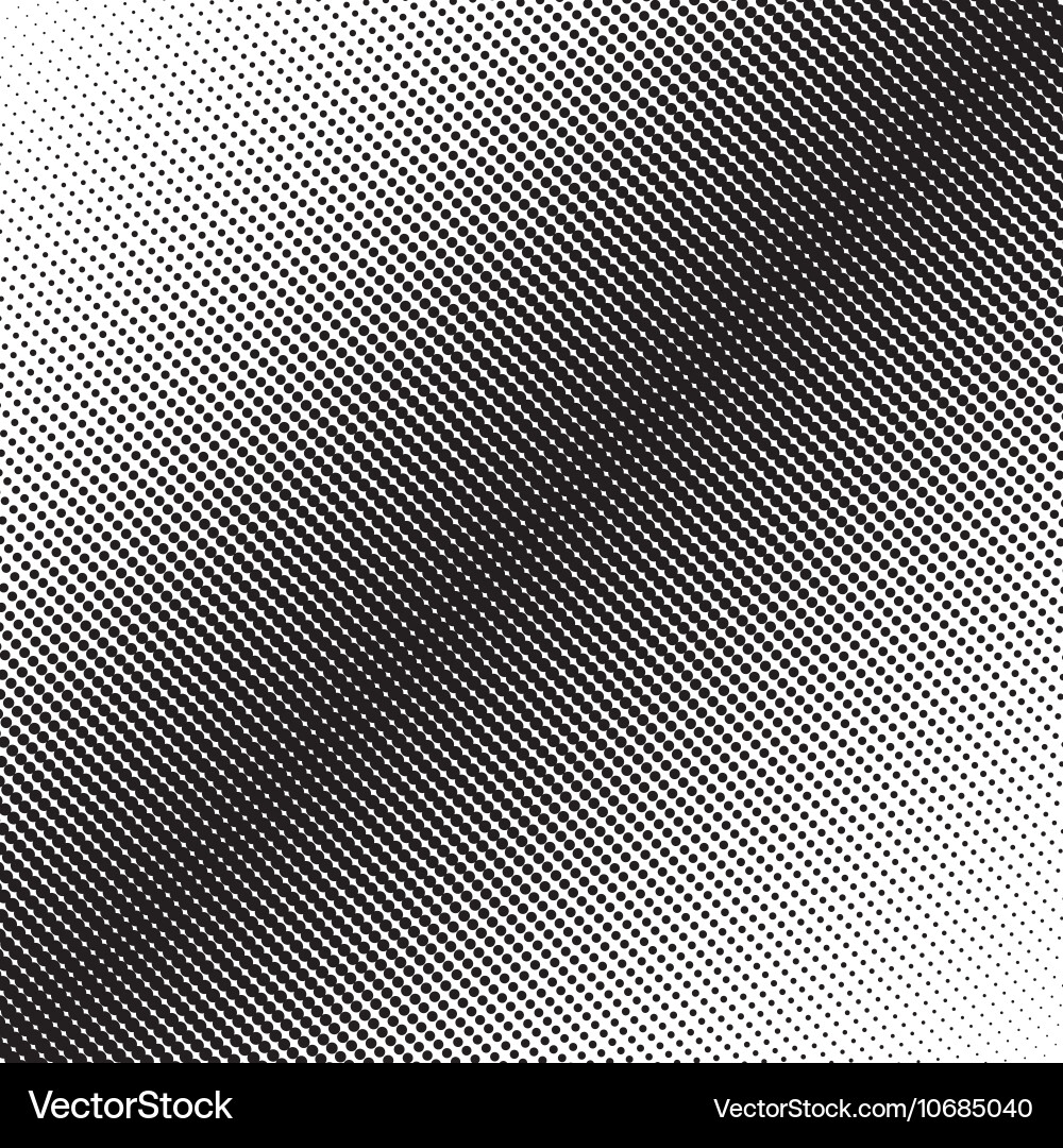 Diagonal Dot Halftone Pattern Royalty Free Vector Image